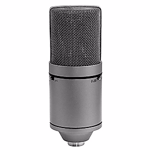 MXL 770 Condenser Microphone for Podcasting, Singing, Home Studio Recording, Gaming & Streaming | XLR | Large Diaphragm | Cardiod (Gray)