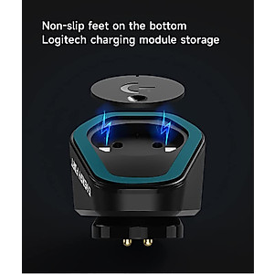 BRIMFORD Charging Dock for Logitech Computer Mouse G Pro X Superlight, G502/G502X/G502X Plus Lightspeed,G703,G903, RGB Mice Wireless System, 2 USB Slots