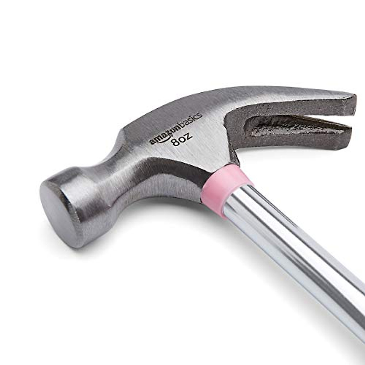 Amazon Basics 8-Ounce Hammer, Pink