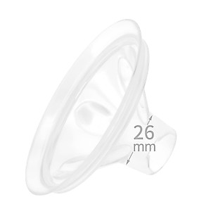 begical 1pc Stride Flange Cushion Insert 26mm Compatible with Spectra 28mm Breast Pump Shield to Reduce Nipple Tunnel Down to 26mm; Petal Cushion Pad Replace Flange Insert Improved Comfort and Fit