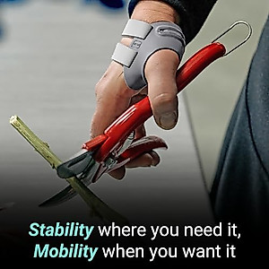 PUSH MetaGrip CMC Thumb Brace for Osteoarthritis CMC Joint Pain. Stabilizes Thumb CMC Joint Without Limiting Hand Function. (Left, Medium)