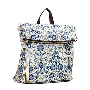 Patricia Nash | Luzille Leather Backpack for Women | Convertible Backpack Tote | Women's Purse Backpack, Italian Folklore