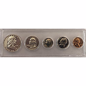 1955 P US MINT Proof set Silver Comes in Hard Case Proof