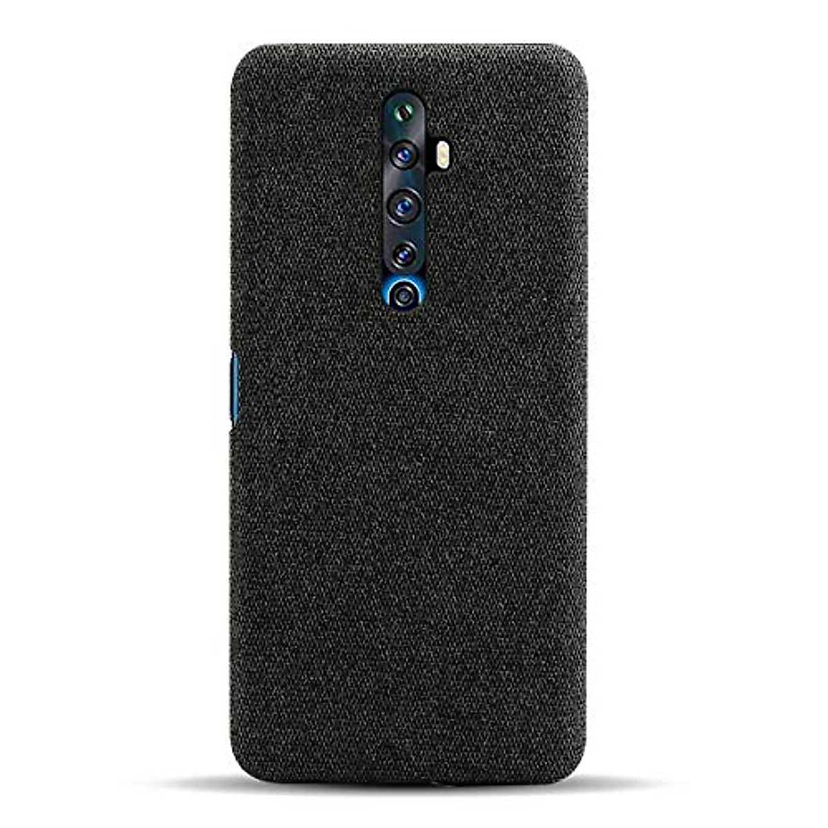 Grandcase Oppo Reno2 Z Case,Ultra-Thin Felt Cloth Anti-Fingerprint Shock Absorber Protective Cover for Oppo Reno2 Z/F 6.53" -Black