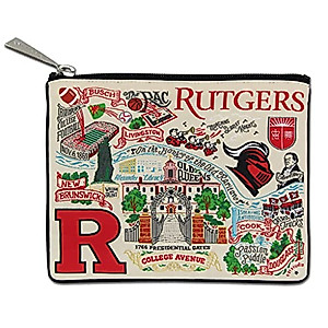 Catstudio Rutgers University Collegiate Zip Pouch | 5" x 7"