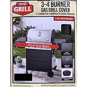 Expert Grill 3-4 Burner Gas Grill Cover fits up to 62"