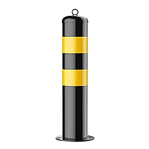 Driveway Bollards Features Reflective Tape,Car Park Driveway Guard Saver,Space Saver,Easy Installation Private Car Parking Space Lock