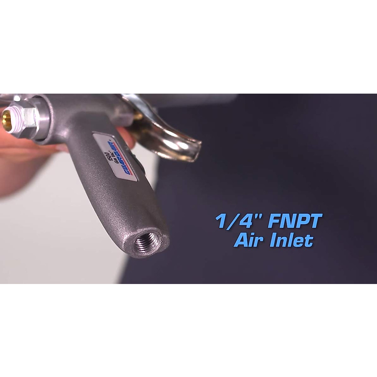 Guardair Gun Vac 1500 Pneumatic Gun Vacuum Cleaner Suction Kit with 9-Inch Crevice Tool and High Filtration Collection Bag