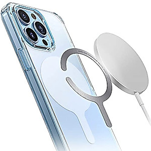 4PCS Adhesive Metal Ring Stickers for MagSafe, Thin Converter for Upgrade iPhone 12 13 14 Pro Max Mini Series Ordinary Phone Case Cover Adapter for Mag Safe Magnetic Wireless Charger Grip Mount Wallet