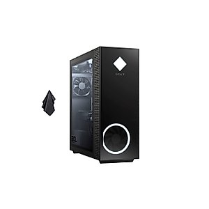 HP OMEN 30L Gaming Desktop, AMD Ryzen 7 5800X Processor, NVIDIA GeForce RTX 3080, Liquid Cooling, Customizing RGB Lighting, 8 USB Ports, HDMI, Windows 11 Home, Black (32GB RAM | 1TB SSD)