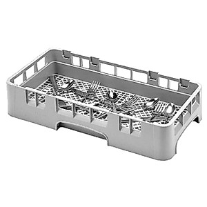 Cambro HFR258151 Camrack Polypropylene Flatware Washing Rack, Half Size, Soft Gray