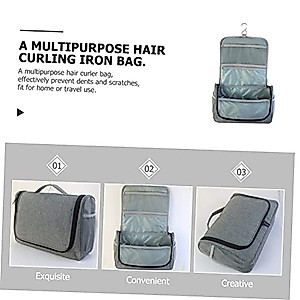 FOMIYES Curling Iron Clutch L Ange Hair Straightener Portable Hair Straightener Flat Iron Holder Portable Makeup Bag Travel Organizer Bags Portable Hair Curler Travel Holder Toiletry Bag