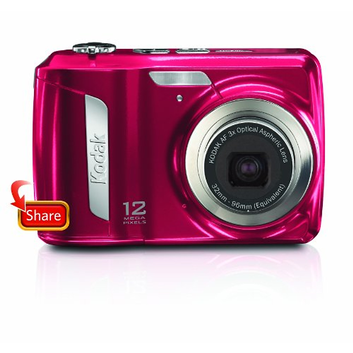 Kodak Easyshare C143 Digital Camera (Red)