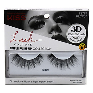 Kiss Lash Couture Triple Push- Up Teddy (Pack of 3)