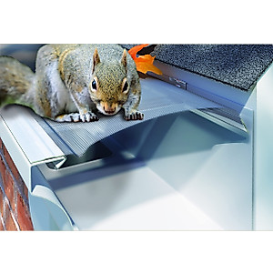 E-Z-GUTTER GUARD SSLD5-10 Destroyer Gutter Guard, Stainless Steel, Silver