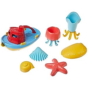 Green Toys Tide Pool - Tug Boat Set