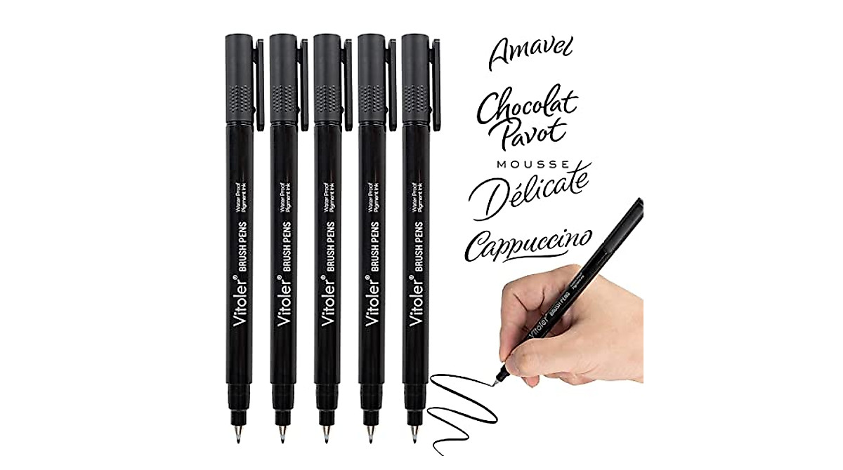 Vitoler Calligraphy Pens for Beginners | 5 Pack Set