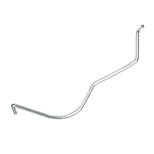 PATIKIL 3.3x0.9 Cage Door Hook, 25Pcs Stainless Steel Durable Singe Wire Water Pipe Latch Hook for Locking and Fixing Rabbit Pig Poultry Cage, Silver