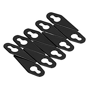 Plastic Trimming Blade, Easy to Install Good Stability Compact Size Wear Resistant Lawn Mower Replacement Blades Lightweight for Garden Devices (Black)