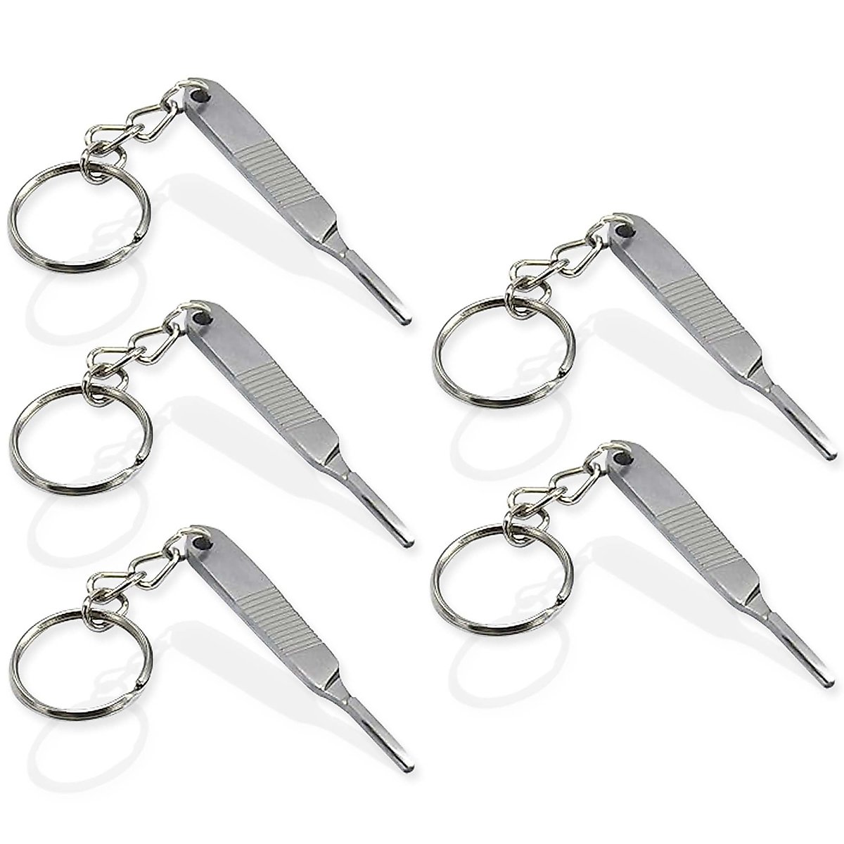 AAProTools Set Of 5 Miniature Scalpel handle Instruments Keychain KC-001