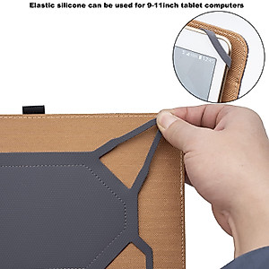 TSPCASE Universal Case for 9-10.9 inch Tablet, PU Leather Stand Folio Universal Protective Cover for 9"-10.9" Tablet, with Multi-Angle Viewing Stand Wallet Leather Case