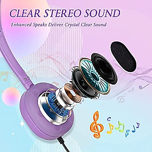 OSSZIT Classroom Kids Headphones Bulk 100 Pack Class Set of Headphones for Students Children Toddler Boys Girls Teen and Adult 10 Colourful (100 Mixed)