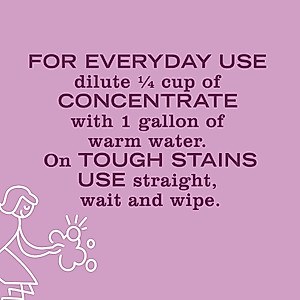 MRS. MEYER'S CLEAN DAY Multi-Surface Cleaner Concentrate, Use to Clean Floors, Tile, Counters, Peony, 32 fl. oz - Pack of 2