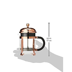 Bodum Chambord 4 Cup French Press Coffee Maker, Copper, 0.5 l