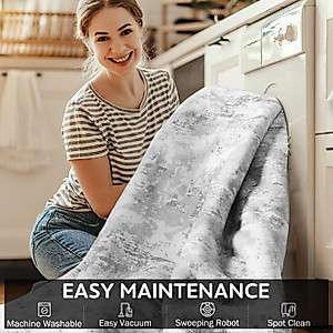 8 x 10 Area Rugs for Living Room-Non Slip Area Rug Machine Washable Rug Carpet Ultra Soft Shaggy Fluffy Rug Abstract Modern Rug for Bedroom Playroom Dining Room Office Under Bed Table