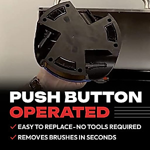 Grillbot Brushes Quick Release Shafts and Claw Pins, Automatic BBQ Grill Cleaning Robot, Robotic Grill Cleaner Accessories Parts…