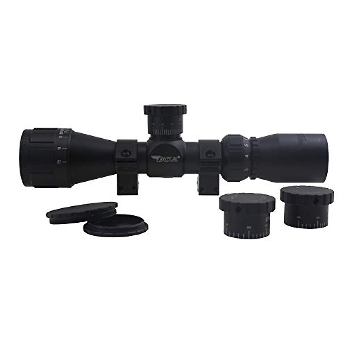 BSA Optics 22-27X32AOCWRTB Sweet 22 AO Compact 2X-7X 32mm Rifle Scope, Multi, 2X - 7X