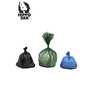 Hippo Sak® Extra Large Pet Poop Bags with Dispenser, 200 Count, for Large Dogs and Cat Litter Scooping (200)