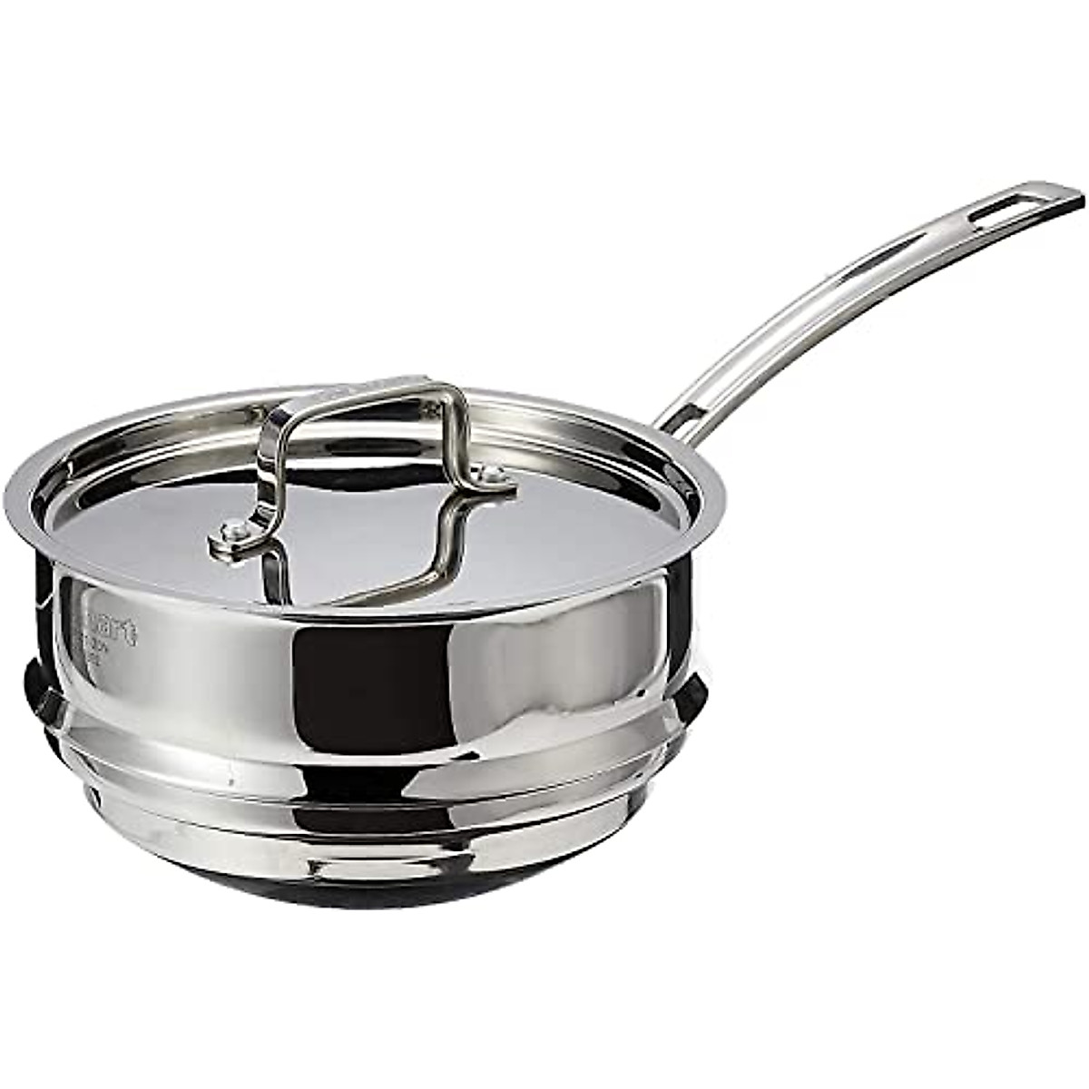 Cuisinart MCP111-20N MultiClad Pro Stainless Skillet, 20-cm, Universal Double Boiler w/Cover