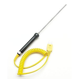 Stainless Steel K-Type Thermocouple Insertion Probe Type K, 6 in