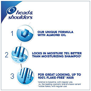 Head & Shoulders Dry Scalp Care 2-in-1 Dandruff Shampoo + Conditioner - Almond Oil - 8.45 oz