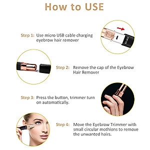 Facial Hair Remover for Women,Rechargeable Hair Removal Waterproof Face Shaver Razor for Peach Fuzz Fine Hair Chin Cheek Lip