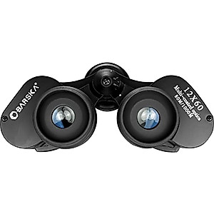 Barska 12x60 Porro Binoculars for Bird Watching, Hiking, Sports, Outdoor Events, Theater, Travel, with Fully Coated Optics for Clear, Bright Viewing