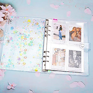 Instax Mini Photo Album,Photocard Binder, 200 Pockets Photo Album for Fujifilm Instax Mini 11 90 70 50S 26 25 9 8+ 7S/Polaroid Snap Kpop Photocard Holder Book (Color -2)