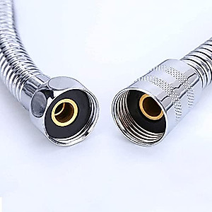 Still Awake 100 Pack 3/4 inch Shower Hose Washers,Garden Hose Washers Rubber Washers Seals for 3/4 Inch Shower Head and Hose O Ring (Black 3/4 inch)