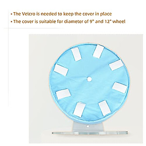 Wheel Cover for Hedgehogs Hamsters and Small Animals forGiant Comfort Wheel Carolina Storm Wheel to Protect Wheel from Urine and Easy to Clean (12")