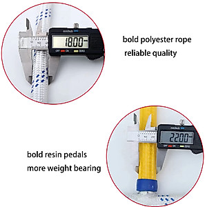 16ft Fire Escape Ladder Rope Ladder Fire Escape Emergency Fire Escape Ladders for 2-3 Story Homes