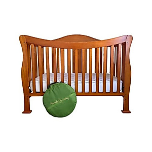 Magnolia Honey Baby Crib Tent - Pop Up Mesh Canopy - Breathable Mosquito Net - Cute Jungle Design - Keep Toddler from Climbing Out - Fits All Standard Cribs - Portable - Easy to Install