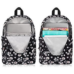 Choco Mocha Black Marble Backpack for Girls Travel School Backpack 17 Inch