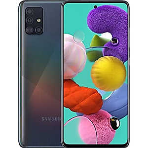 Samsung Galaxy A51 5G | A516U | 128GB | Single SIM | GSM Unlocked | Android Smartphone | Black (Renewed)
