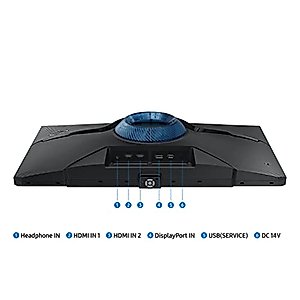 SAMSUNG 25" Odyssey G4 Series FHD Gaming Monitor, IPS, 240Hz, 1ms, G-Sync Compatible, AMD FreeSync Premium, HDR10, Ultrawide Game View, DisplayPort, HDMI, Fully Adjustable Stand, LS25BG402ENXGO