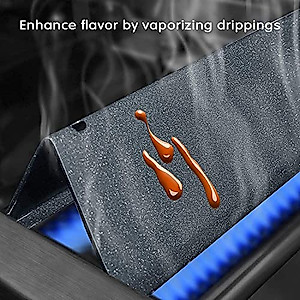 Hisencn 18 inch 69866 Grill Warming Rack, 7635 15.3 inch Flavor Bars for Weber Spirit E210 S210 E220 S220 Gas Grills with Up Front Controls Model