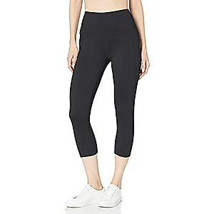 C9 Champion womens High Waist Capri Leggings, Ebony, Large US