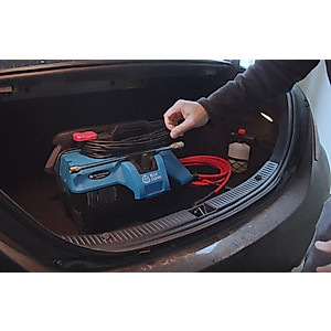 AR Blue Clean BC2N1HSS Electric Pressure Washer-2300 PSI, 1.7 GPM, 13 Amps Quick Connect Accessories, 2 in 1 Detachable Cart, On Board Storage, Portable Pressure Washer, High Pressure, Car, Patio