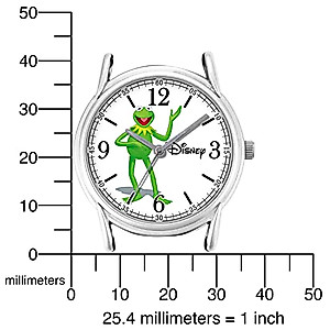 Disney Adult Classic Cardiff Analog Quartz Leather Strap Watch