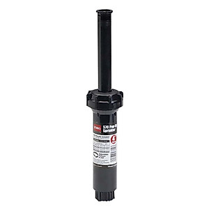 Toro 53711 4-Inch Pop-Up Fixed-Spray with Nozzle Sprinkler, 90-Degree, 15-Feet,Blacks